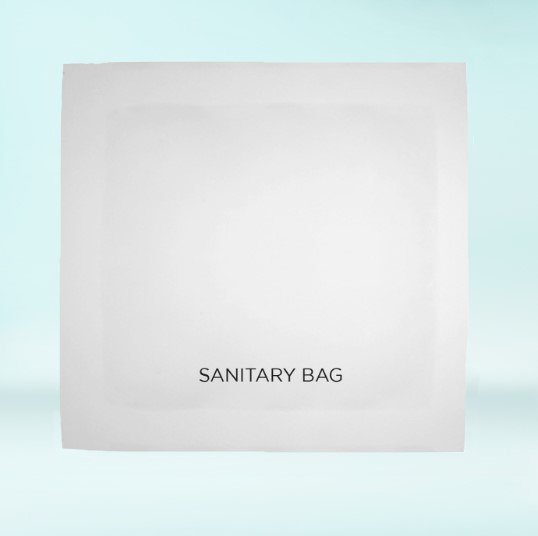 Sanitary Bag White Sachet (Carton of 250) - Mini Care Toiletry Packs ...