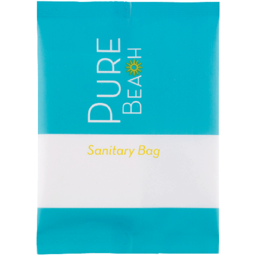 Pure Beach Sanitary Bag (Carton of 1000) - Mini Care Toiletry Packs ...